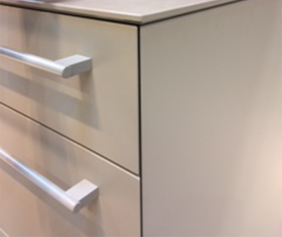Chamfered Edge Cabinet - Kitchen and Bathroom Designer in Oxford